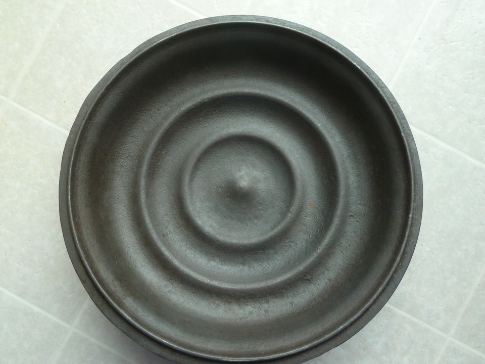 Beehive Cast Iron Dutch Oven Lid 530 OZARK Crescent Foundry 10.5”, #755 ...