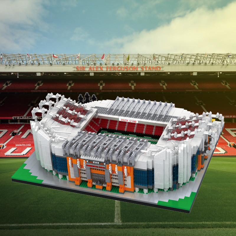 Old Trafford Football Stadium MOC-10272 Replica Model 6300 Pieces ...