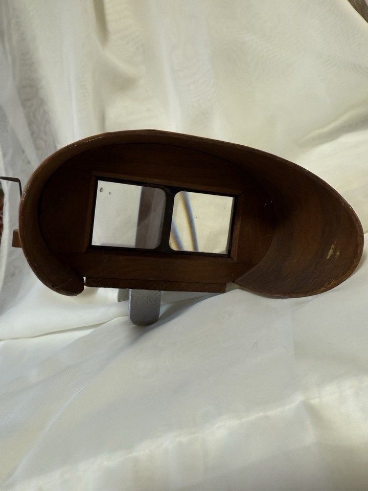 Antique Wooden Stereoscope Viewer Victorian 3D Photo Viewer Holmes ...