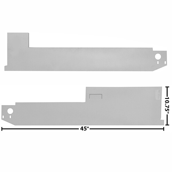 1968~1977 Bronco Inner Rocker Panel Pair Right & Left Side Weld Through ...