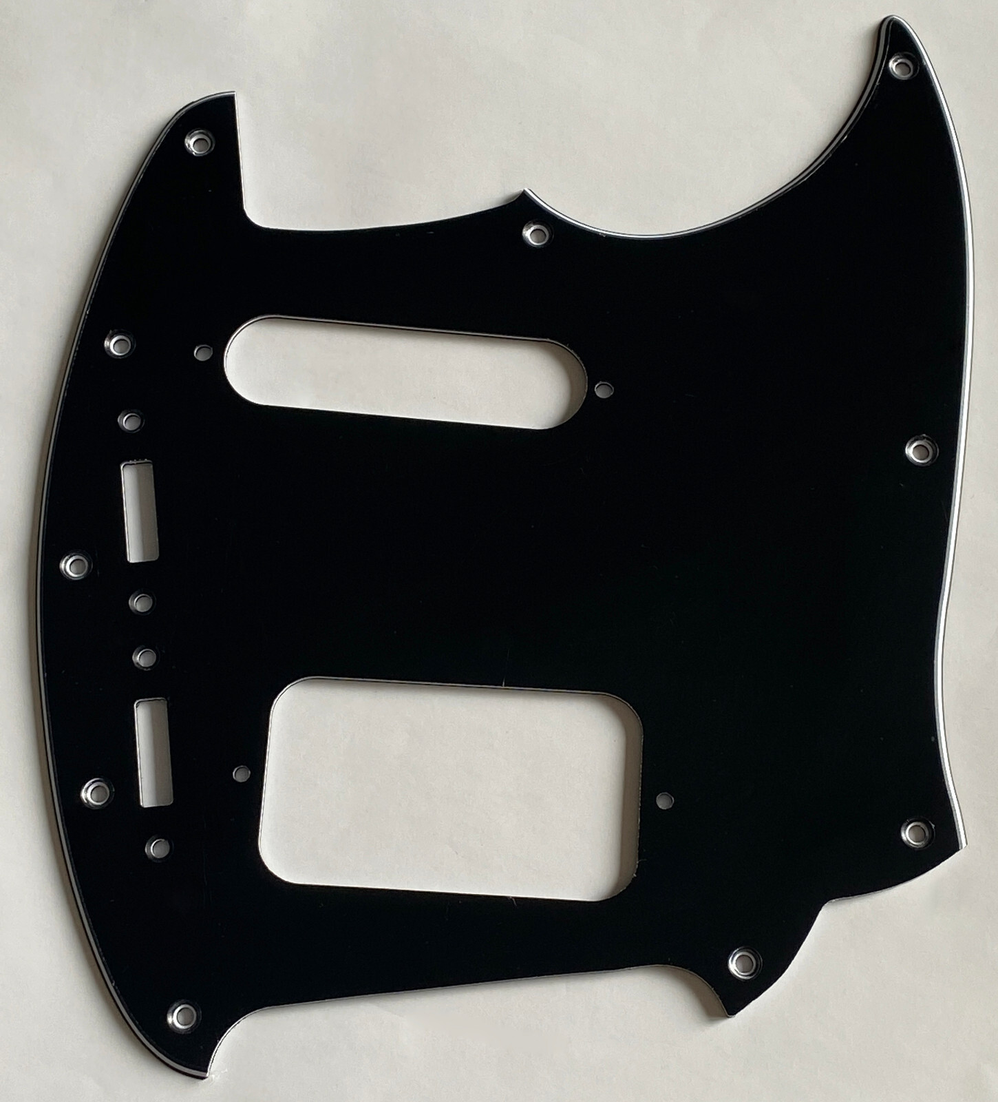 For Fender Kurt Cobain Jag-Stang Style Guitar Pickguard,3 Ply Black | eBay