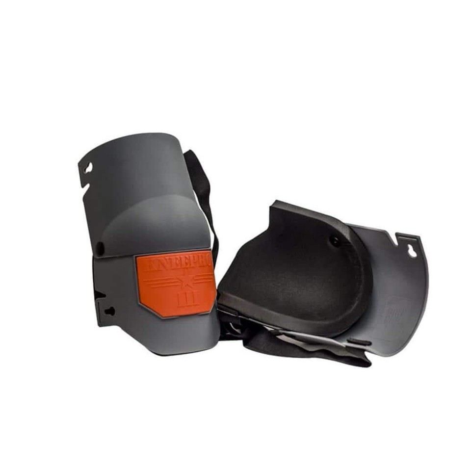 Bon Knee Pads Pair Hinged Hard-Plastic-Shell Lightweight w/ Speed Clips ...