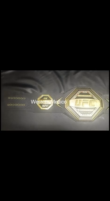 UFC Legacy Championship Title Belt Replica Genuine Leather 4mm Brass ...