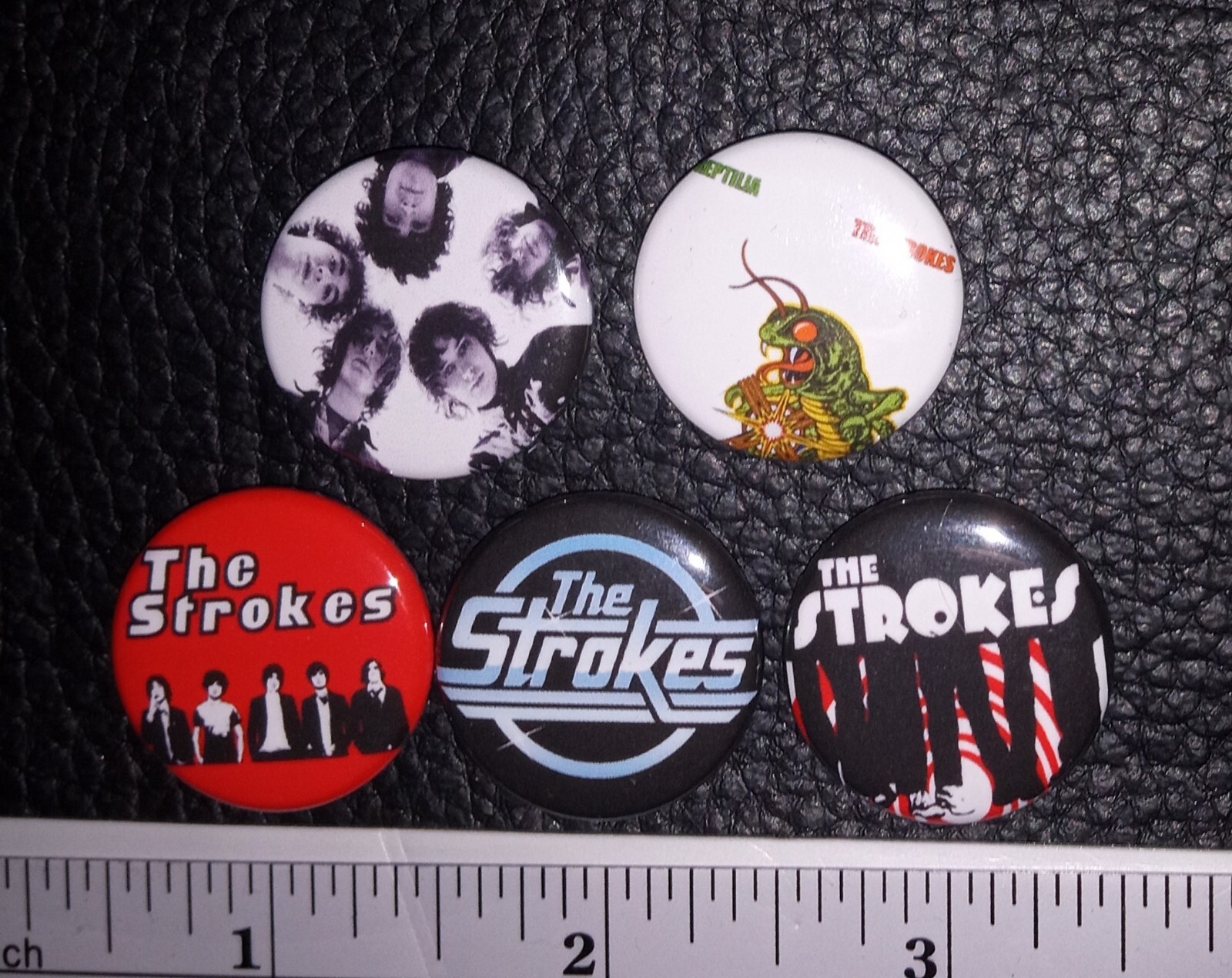 5 The Strokes Button Pins Badges Indie Rock New York Julian Casablancas ...