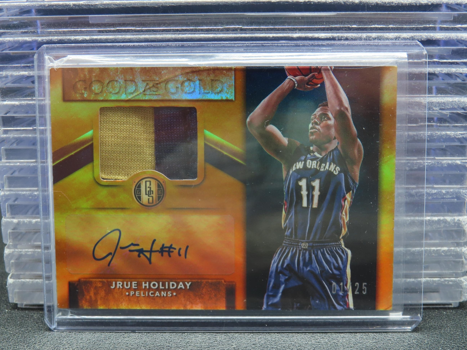 Jrue Holiday 2015 Gold Standard #4 Good as Gold - Prime /25 Price Guide ...