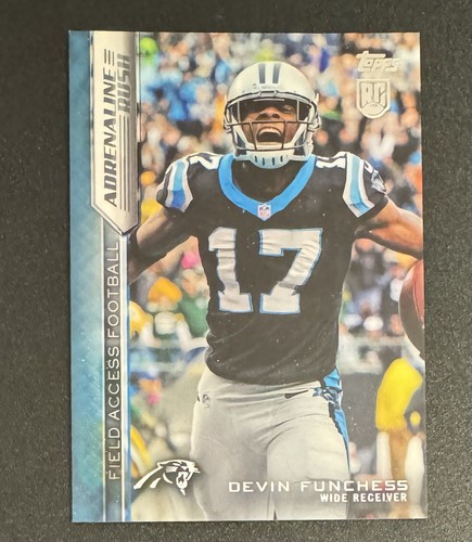 2015 Topps Field Access - Adrenaline Rush Devin Funchess #ARA-DF Blue ...