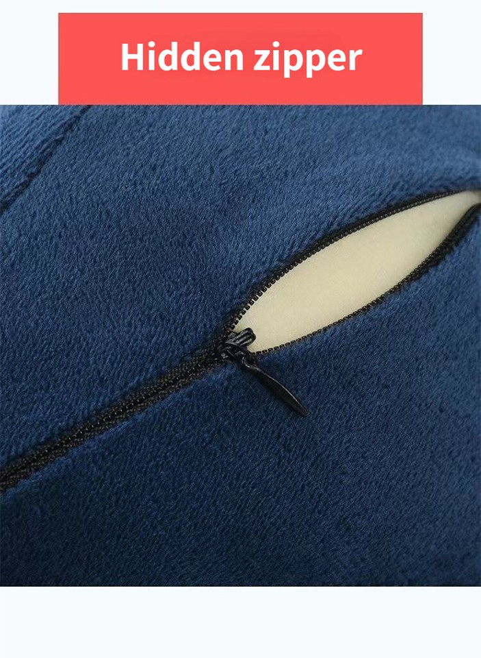 Leg Support Pillow Contour Leg & Knee Support Wedge Sciatica Memory Bed ...