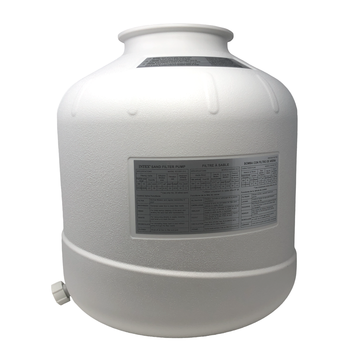Intex 11803 Tank for Swimming Pool Sand Filter Pump | eBay