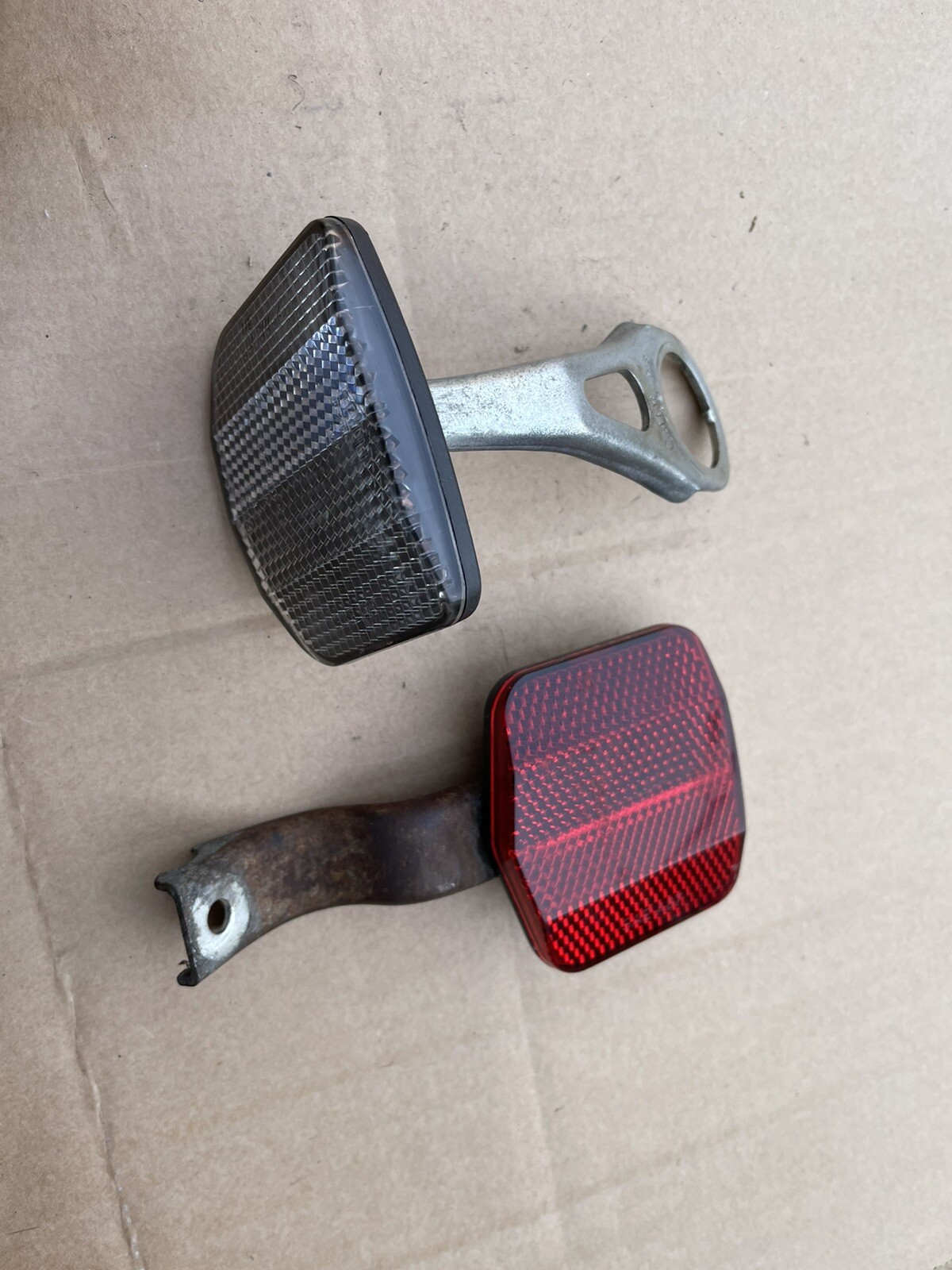 Vintage Retro Front & Rear Road Bike Reflectors Inc Brackets | Retro | eBay