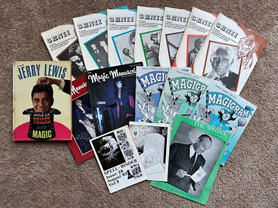 15 Magic Magazines - Genii, Sphinx, Tannen's Manuscript, Spellbinder ...