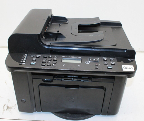 HP LaserJet M1536dnf MFP Printer All-in-one Fax Scan Copy - Toner NOT ...