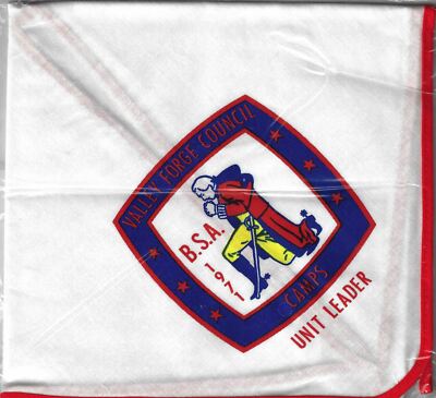 1971 Camps Unit Leader BSA Valley Forge Council Neckerchief [NC-1547 ...