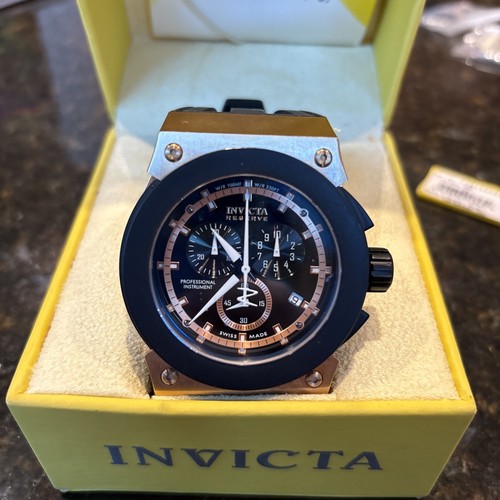 Invicta Men's Reserve Akula Russian Diver Rose Gold and Black Model ...