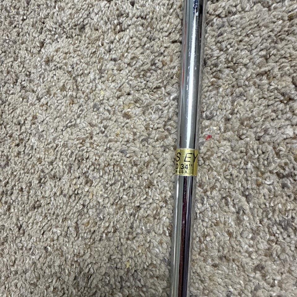 Acushnet Bullseye HB Heavy Blade Putter w / Leather Grip 34" Right Hand ...