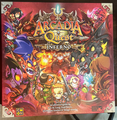 Arcadia Quest Inferno SW core base standalone CMON miniatures game 100% ...