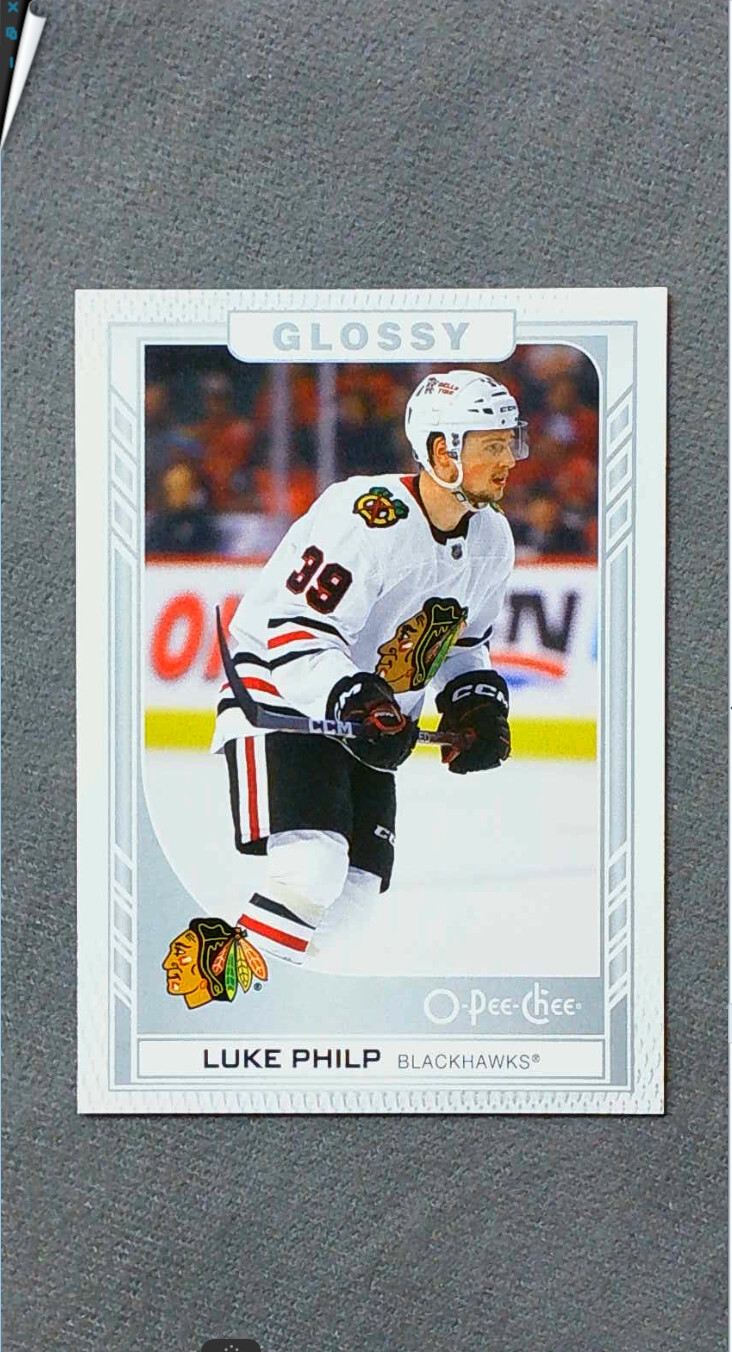 2023-24 Upper Deck O-Pee-Chee Glossy #35 Luke Philp Blackhawks | eBay