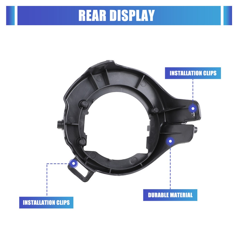 Pair Front Fog Light Bezel Cover Kits For 2005-2012 Nissan Frontier ...