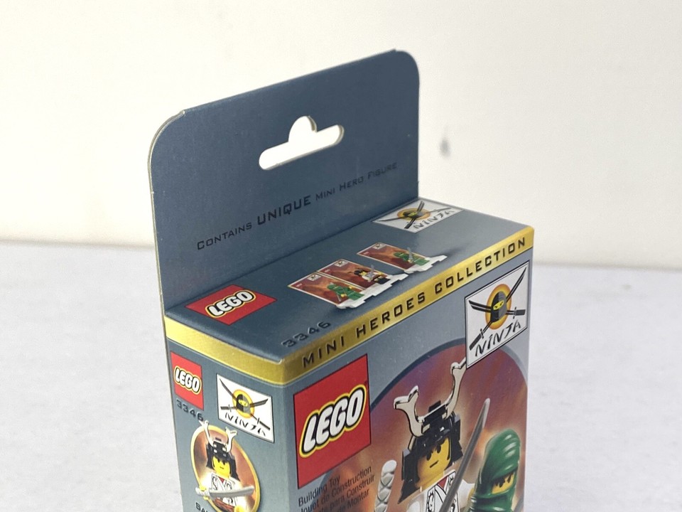 LEGO 3346 Mini Heroes Collection Ninja #3 Green Ninja x2 Samurai Lord ...