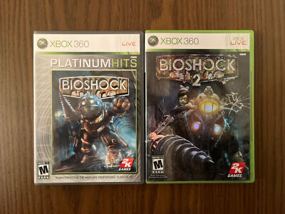 BioShock 1 + BioShock 2 (Microsoft Xbox 360) Complete CIB 710425299636 ...
