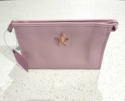 Jeffree Star Cosmetics Unreleased Pink Makeup Cosmetics Bag Authentic ...