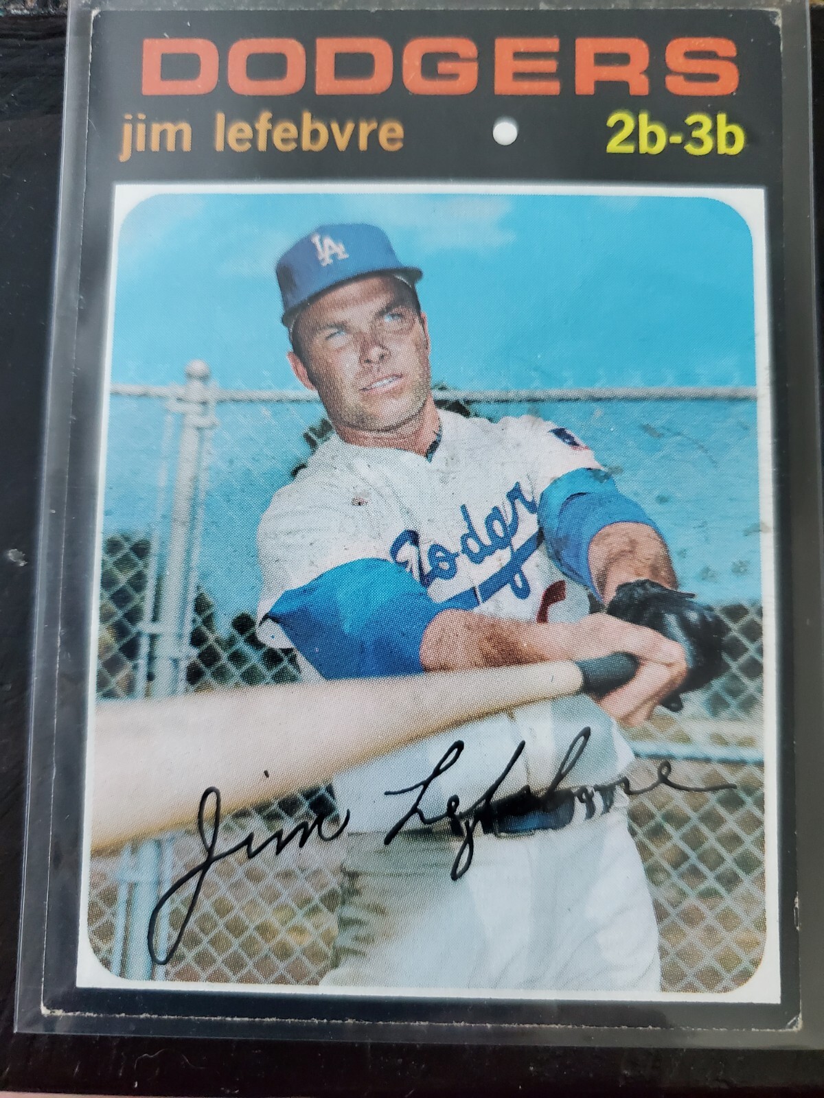 1971 TOPPS BASEBALL SET BREAK 459 JIM LEFEBVRE DODGERS | eBay