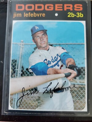 1971 TOPPS BASEBALL SET BREAK 459 JIM LEFEBVRE DODGERS | eBay