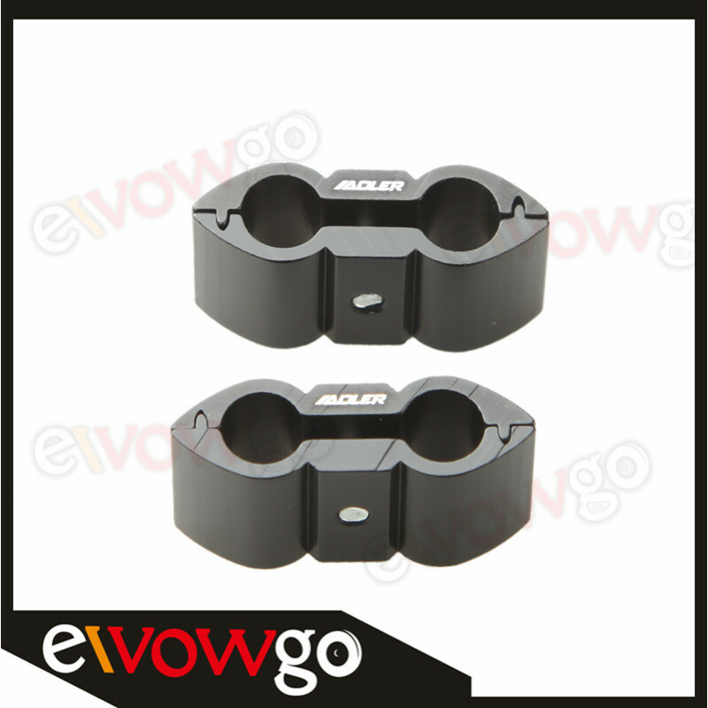 2PCS 3AN (6.56mm) Hose Separator Fuel Line Clamp Fitting Adapter ...