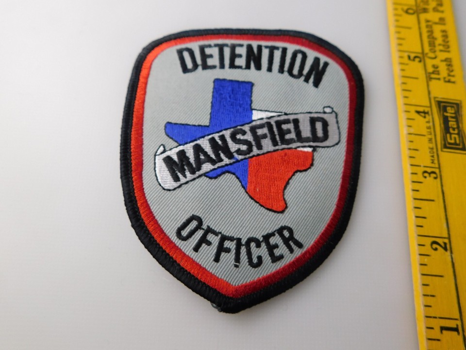 MANSFIELD DETENTION CENTER JAIL OFFICER PATCH SHOULDER CREST TEXAS ...