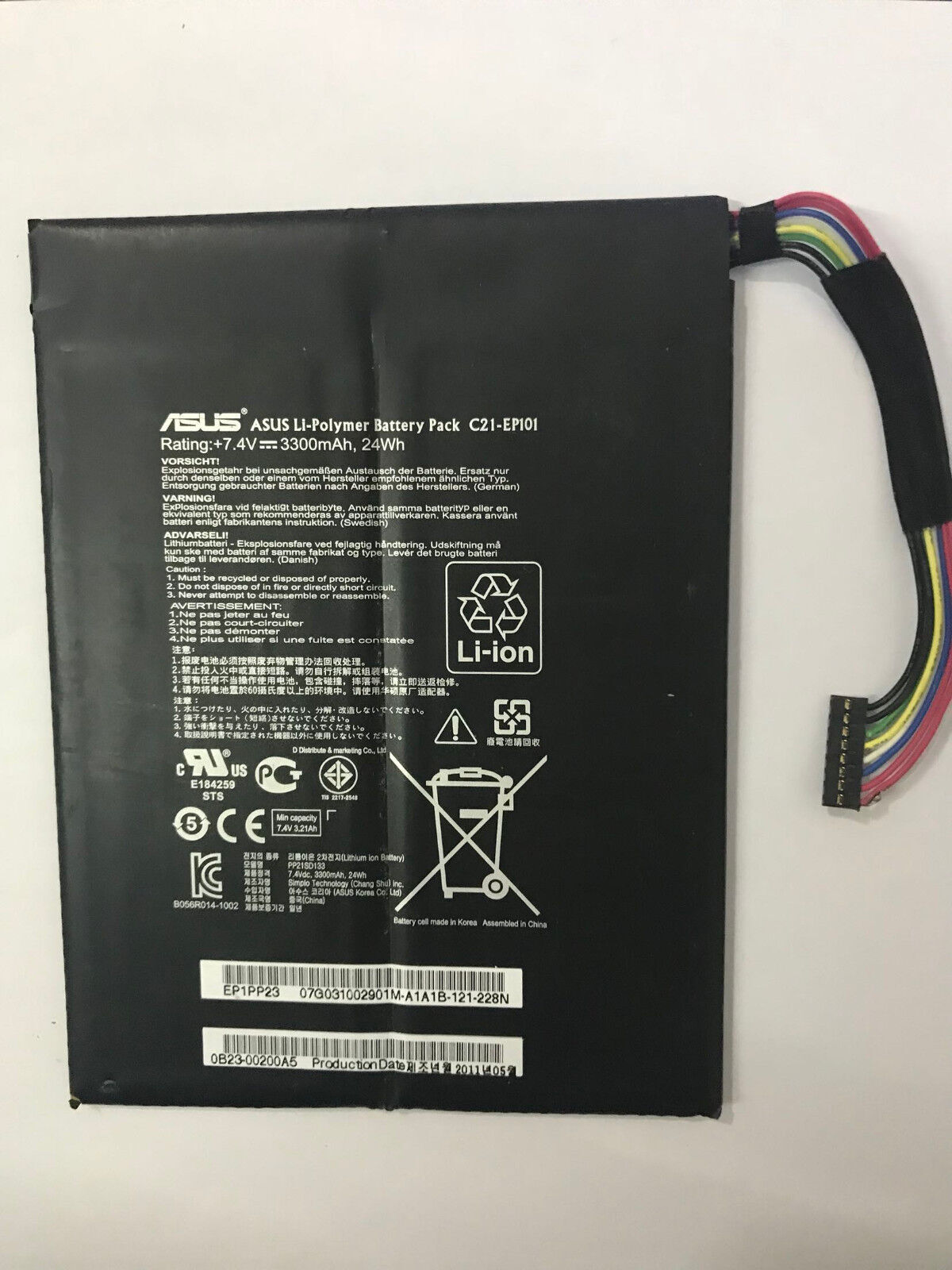 C21-EP101 Battery For ASUS Eee Pad Transformer TF101 TR101 Series | eBay