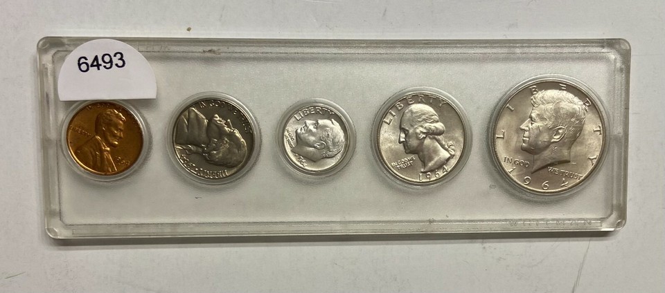 1964-D U.S. MINT SET - UNC - L@@K AT PICTURES!!!!! #6493 | eBay
