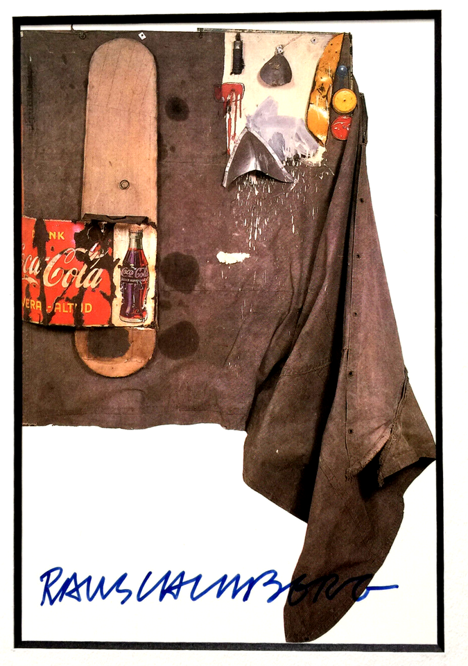 Robert Rauschenberg Dylaby Hand-Signed, Multiple 15x10 Signed + Frame ...