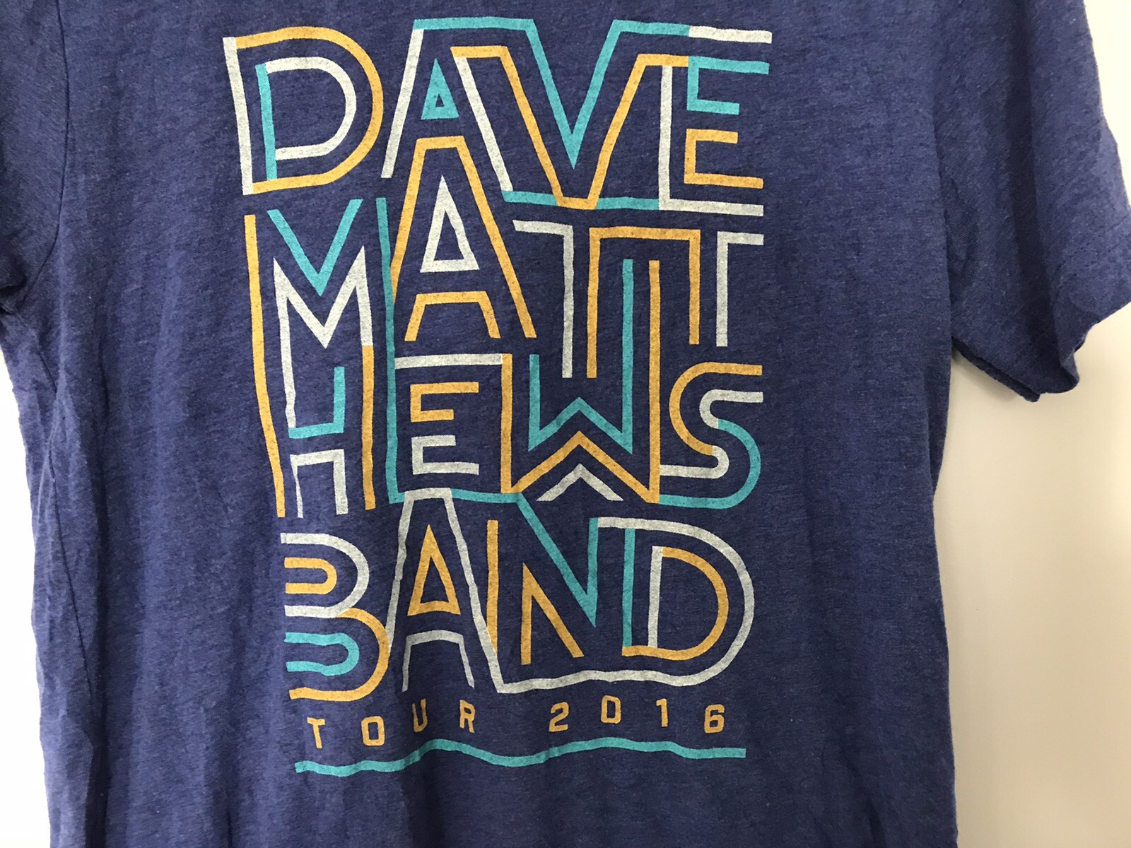 Dave Matthews Band Tour 2016 DMB Summer Tour Tshirt Tee Size Small Blue ...