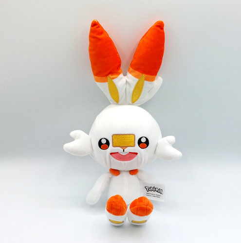 Peluche doudou POKEMON SCORBUNNY Nintendo 2022 30/37 cm TTBE | eBay
