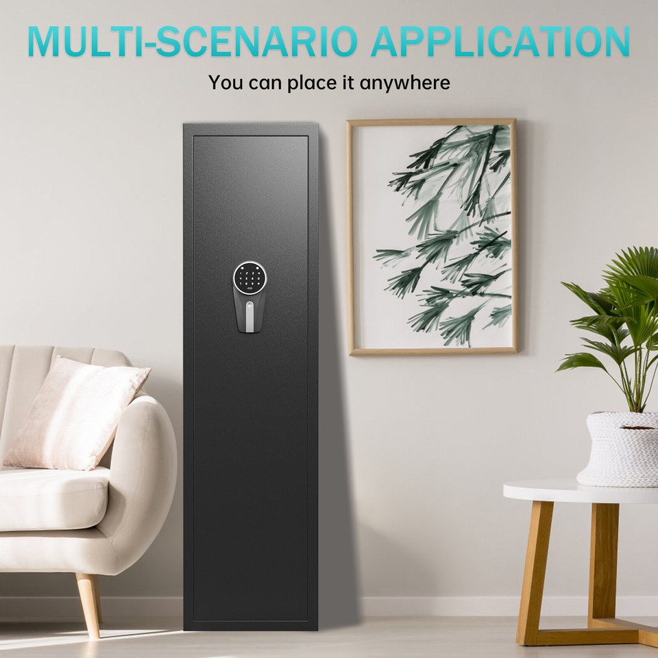 3-4 Rifle Gun Safe Heavy-Duty Deeper Gun Safe for Home Rifle Pistols ...