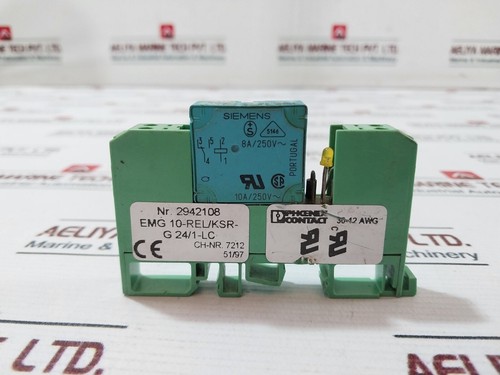 Phoenix Contact EMG 10-REL/KSR-G 24/1-LC Relay Module 24V DC | eBay ...