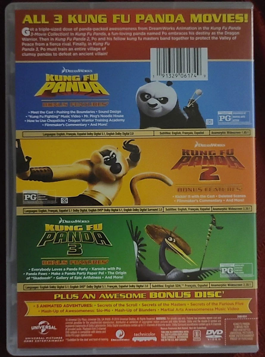Kung Fu Panda 3 Dvd