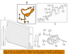 Cadillac GM OEM 2017 Xt5 Air Conditioner-discharge Hose 84153135 for ...