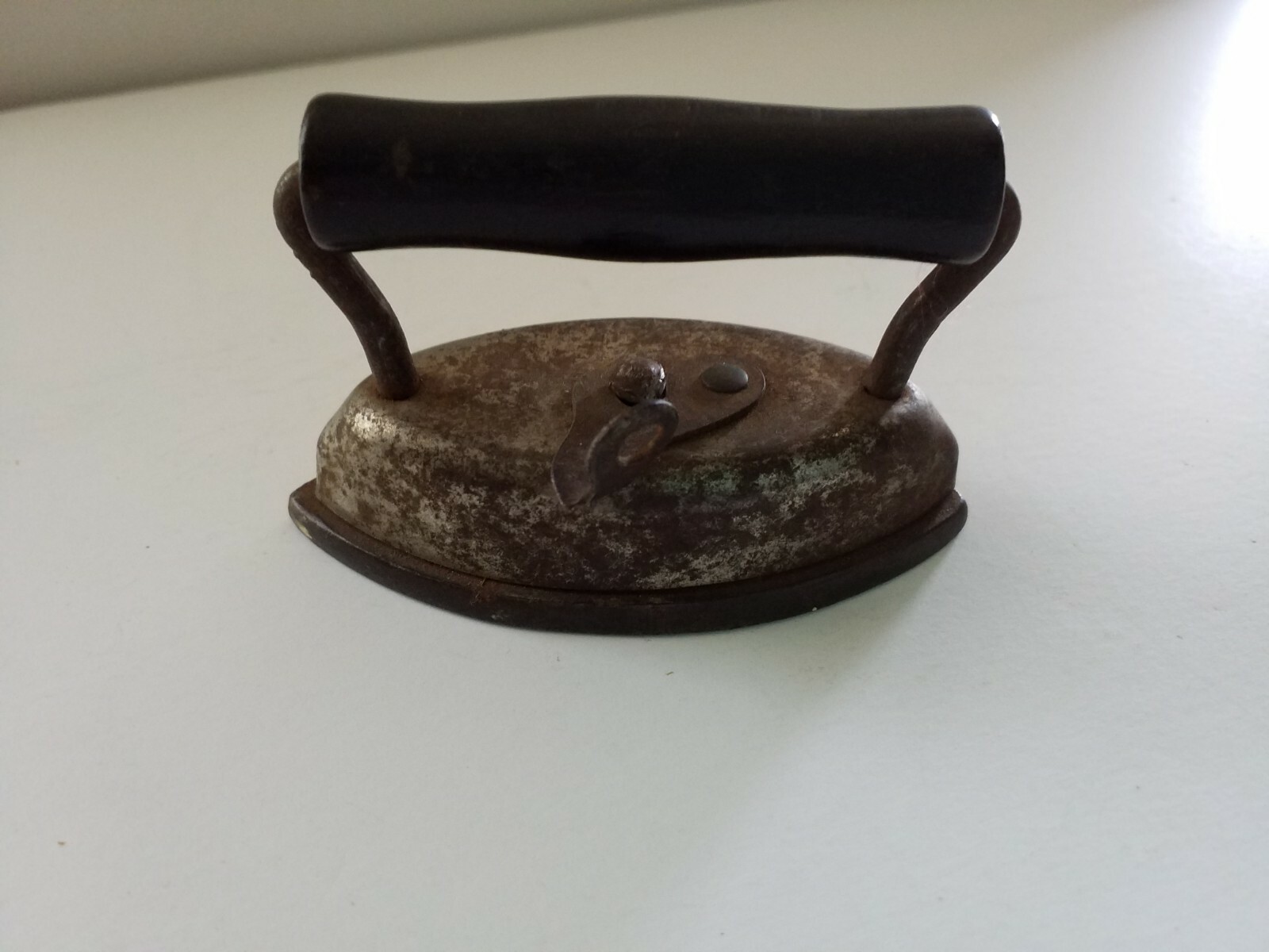 Miniature sad iron, child's toy or salesman sample | eBay
