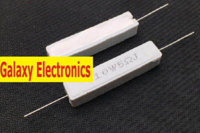 10pcs Brand New 5% 10w 5 ohm 5RJ Cement Resistor Flame Resistance | eBay