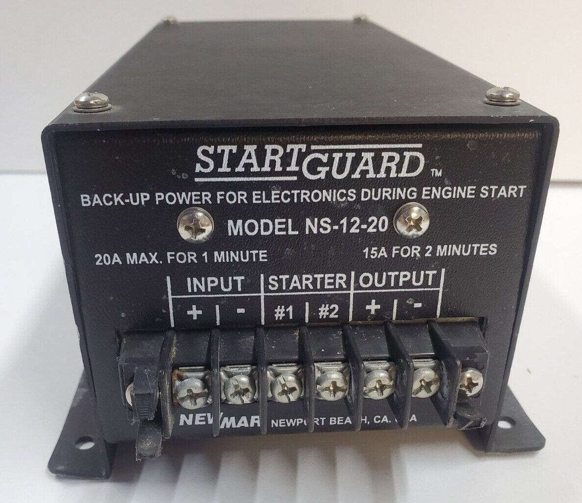 NEWMAR MODEL NS-12-20 START GUARD 12 VOLT | eBay