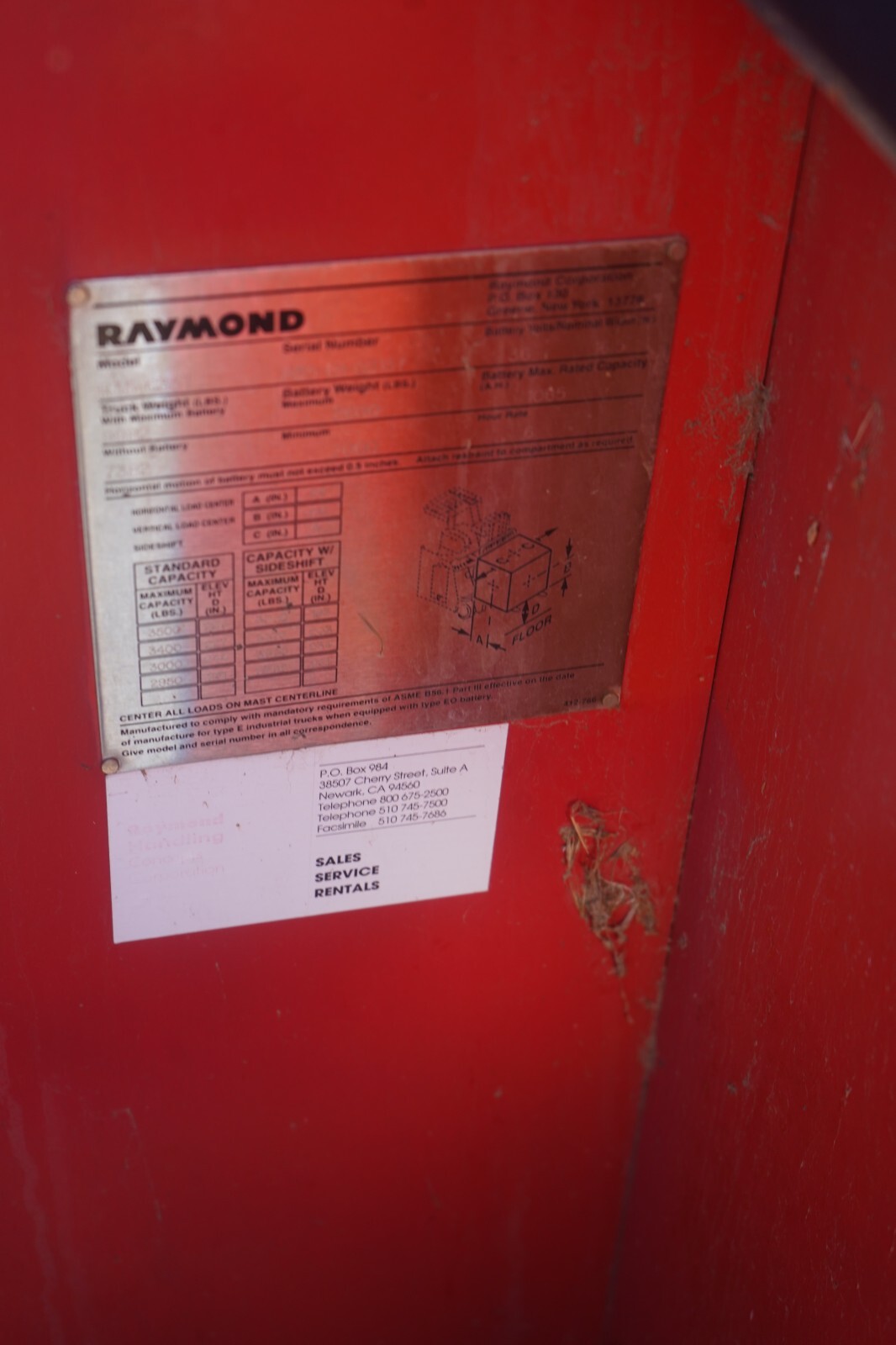 Raymond R35-C35TT Reach Electric Forklift, 3,500 lb | eBay