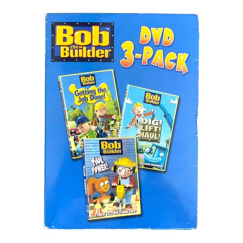 Bob the Builder 3 Pack (DVDs, 2009, 3-Disc Set) Tool Power Getting The ...
