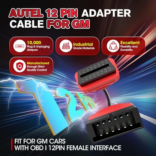 Original OBD1 to OBD2 GM Adapter Cable, 12 Pin Male to 16 Pin Female | eBay