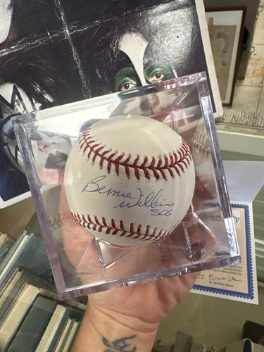 Bernie Williams Signed MLB Baseball Steiner COA Autograph New York ...