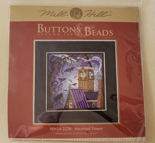 MILL HILL Buttons Beads Kit Counted Cross Stitch HAUNTED TOWER MH14 ...