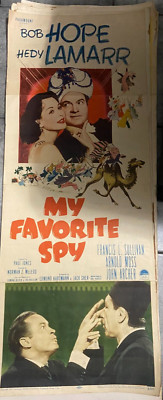 My Favorite Spy (Paramount, 1951). Insert (14" X 36"). Comedy. | eBay