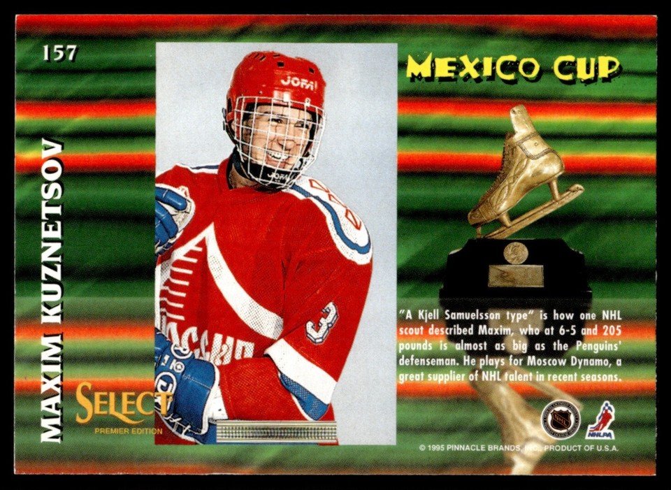 1994-95 Select #157 Maxim Kuznetsov Rookie Russia | eBay