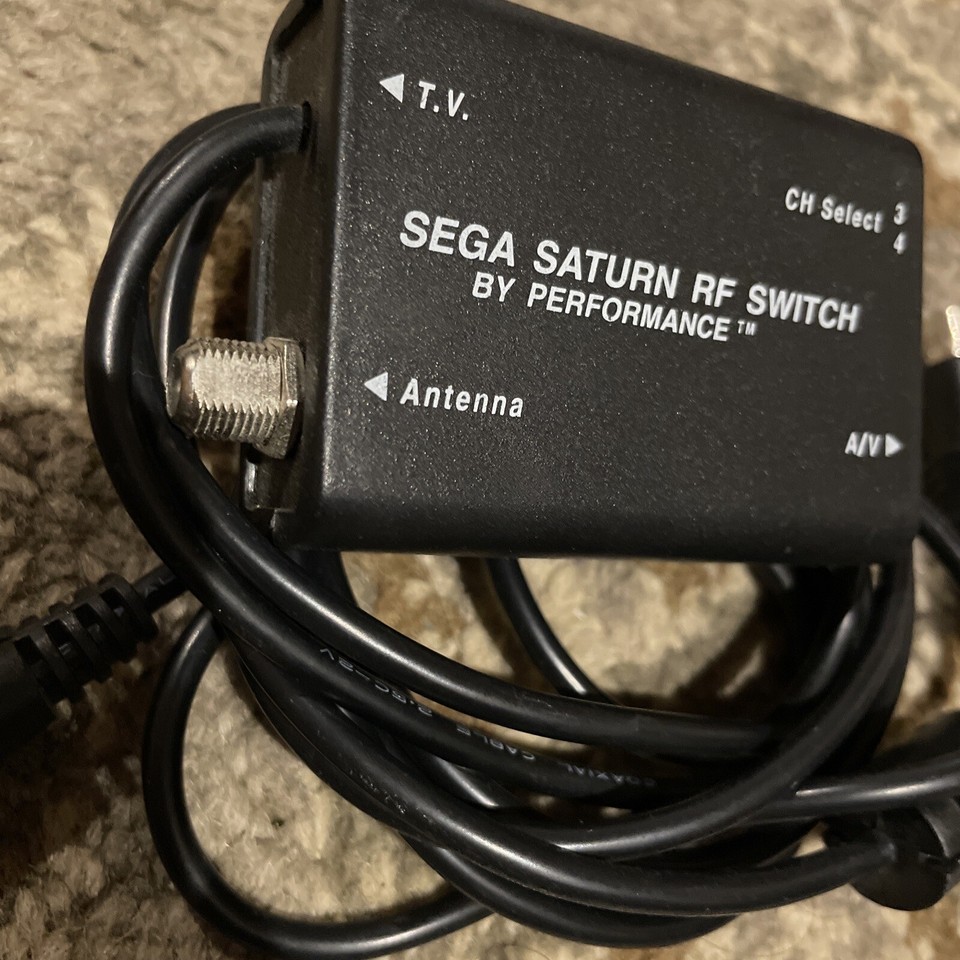 Sega Saturn RF Switch By Performance Model No.p.-045 | eBay