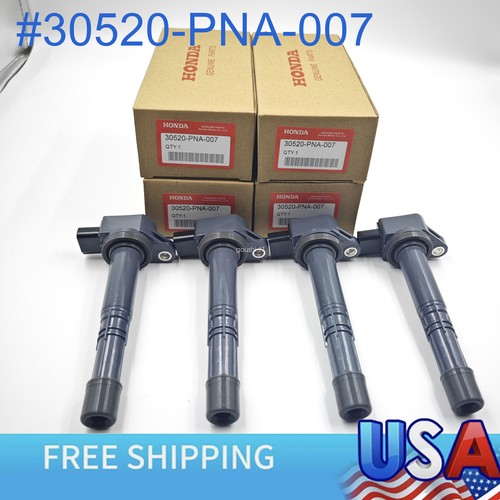 4x OEM UF311 Ignition Coil 30520-PNA-007 For 2002-2011 Honda Civic ...