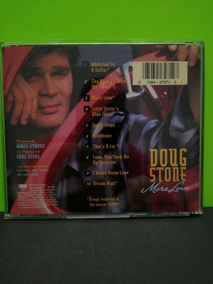 Doug Stone - More Love Cd 1993, “More Love” “Addicted To A Dollar ...